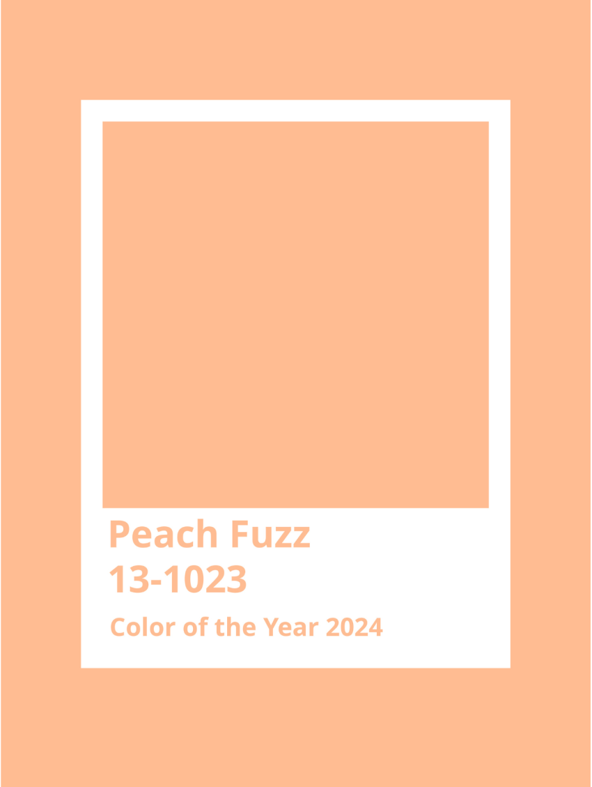 ‘Peach Fuzz’ Named Pantone Of The Year 2024 - EJI